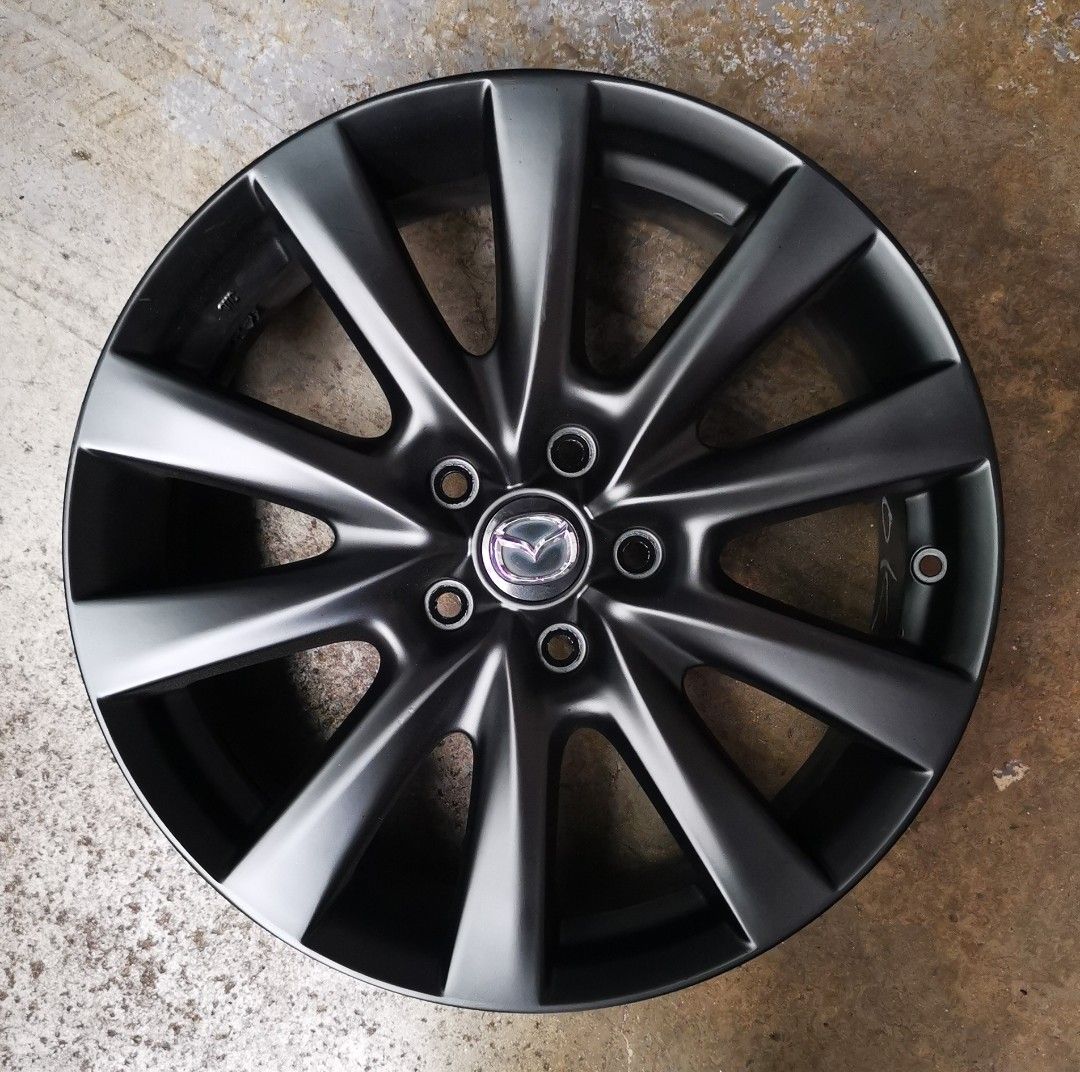 Used 18" Original Mazda Rims, Car Accessories, Tyres & Rims on Carousell