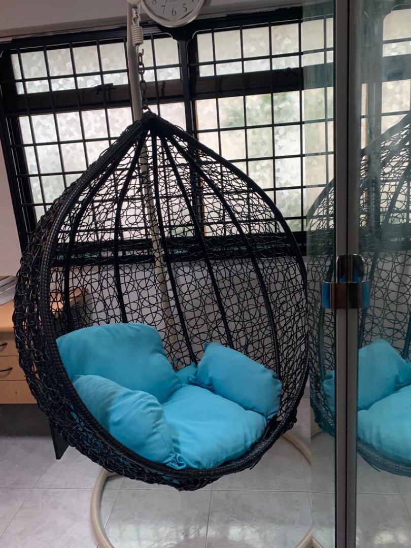 Used Cocoon Swing Chair., Furniture & Home Living, Furniture, Chairs on ...