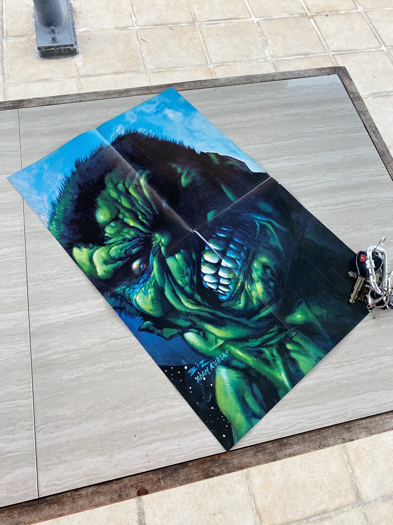 (Vintage) 1995 Marvel Spotlight - Savage Hulk - Marvel Comics Foldout ...