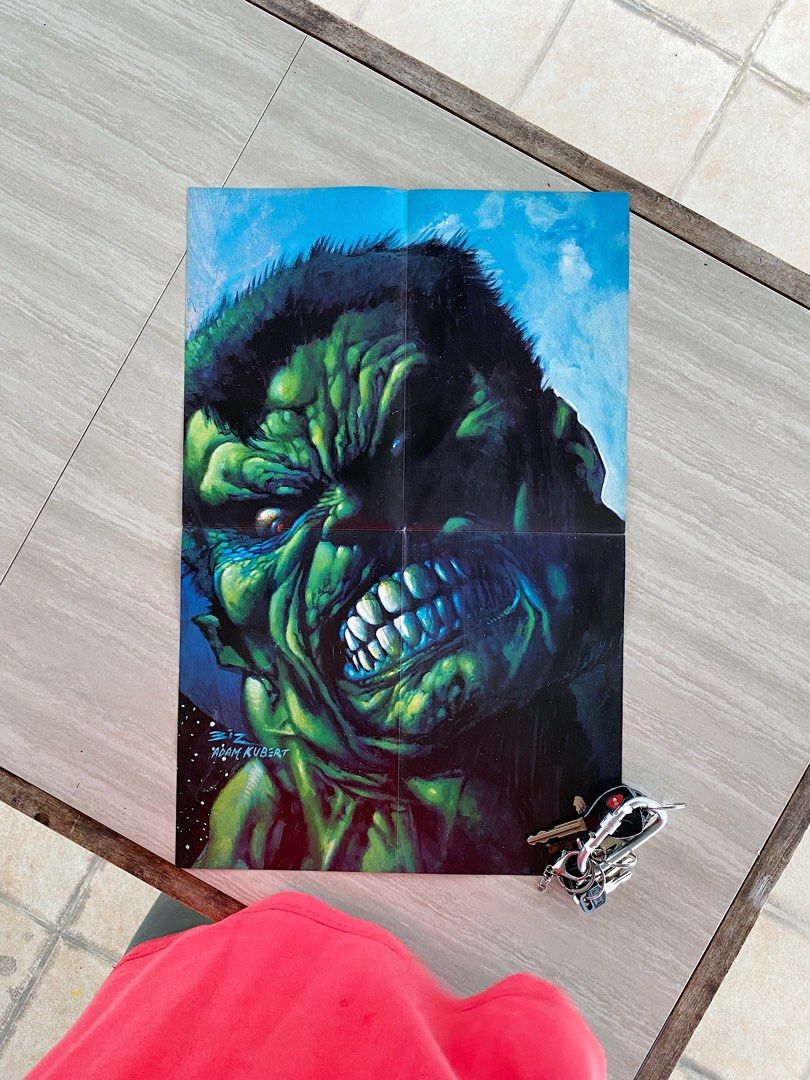 (Vintage) 1995 Marvel Spotlight - Savage Hulk - Marvel Comics Foldout ...