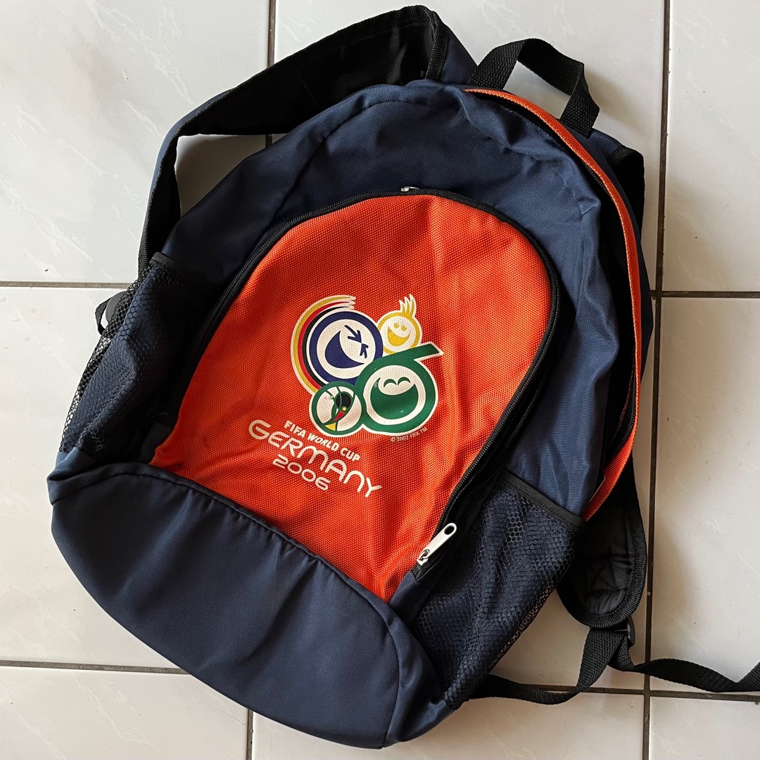 Vintage dark backpack with FIFA World Cup Germany 2006 picture, Men's ...
