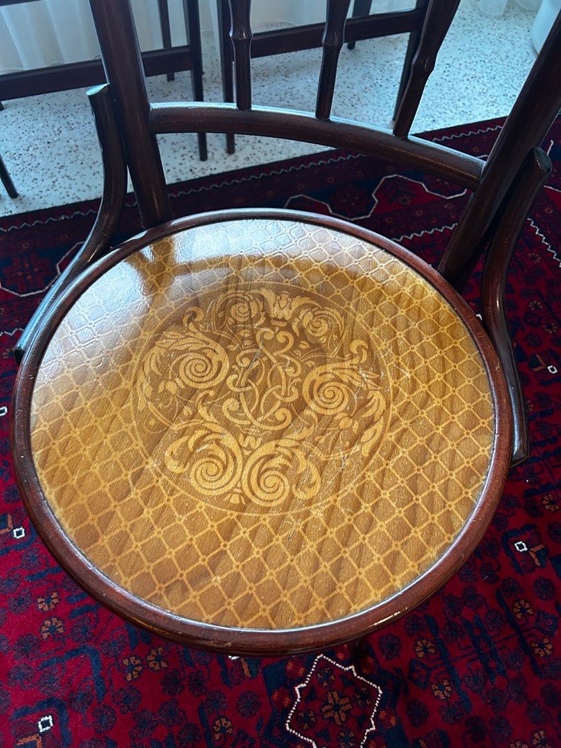 Vintage kopitiam chair, Furniture & Home Living, Furniture, Chairs on ...