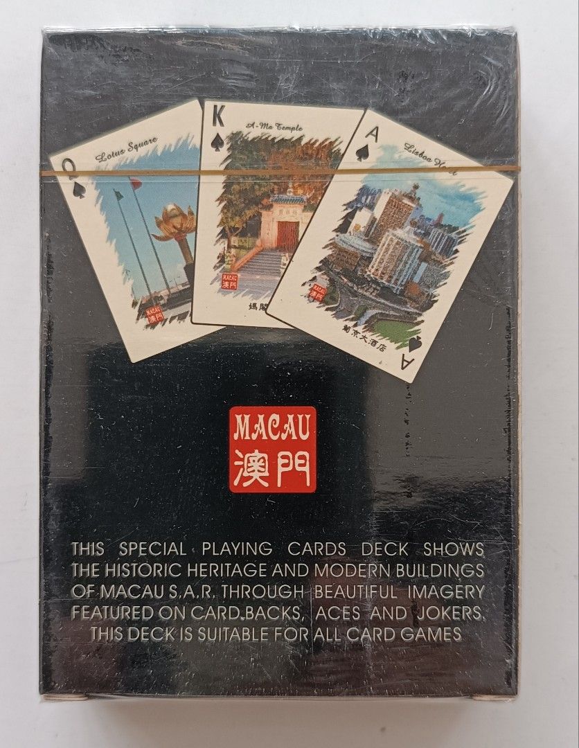 Vintage Macau Playing Cards 澳門克牌, Hobbies & Toys, Collectibles ...