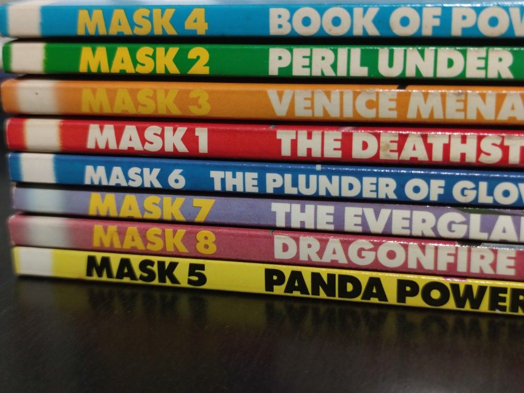 Vintage MASK Books Collection by Knight Books Volume #1 - #8, Hobbies ...