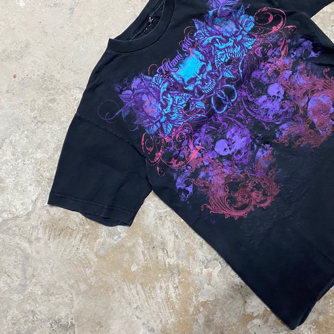 Vintage Miami Ink Graphic T-shirt, Men's Fashion, Tops & Sets, Tshirts ...