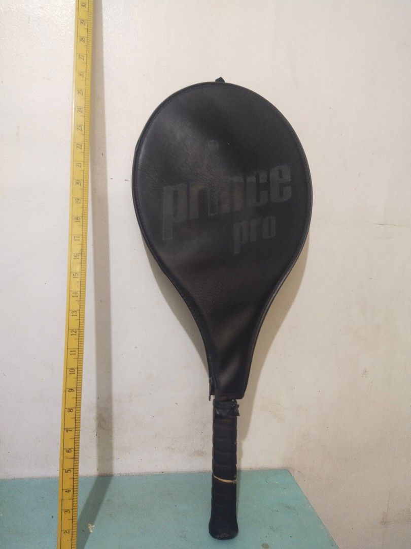 vintage "Prince Pro 110" Over-sized Tennis Racket/With original case on ...