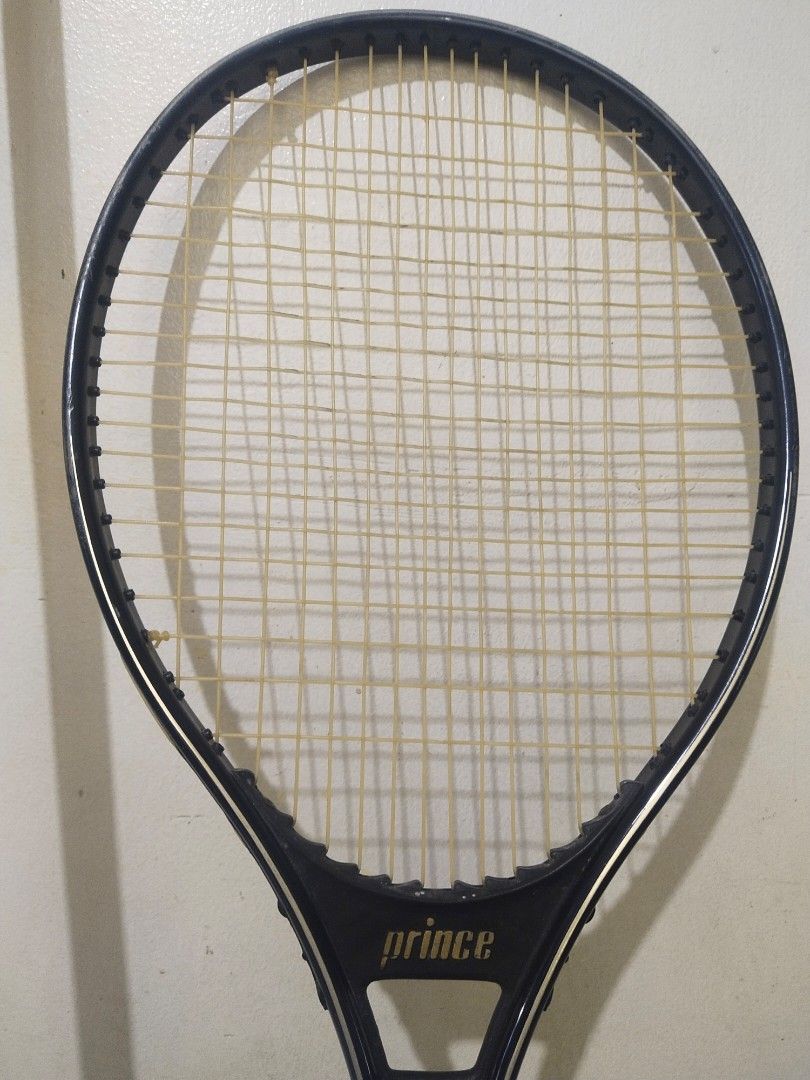vintage "Prince Pro 110" Over-sized Tennis Racket/With original case on ...