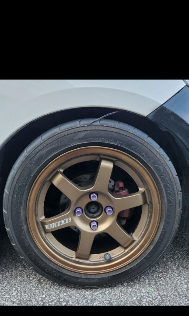 Volk racing te37 rep Able to swap any rims, Car Accessories, Tyres ...