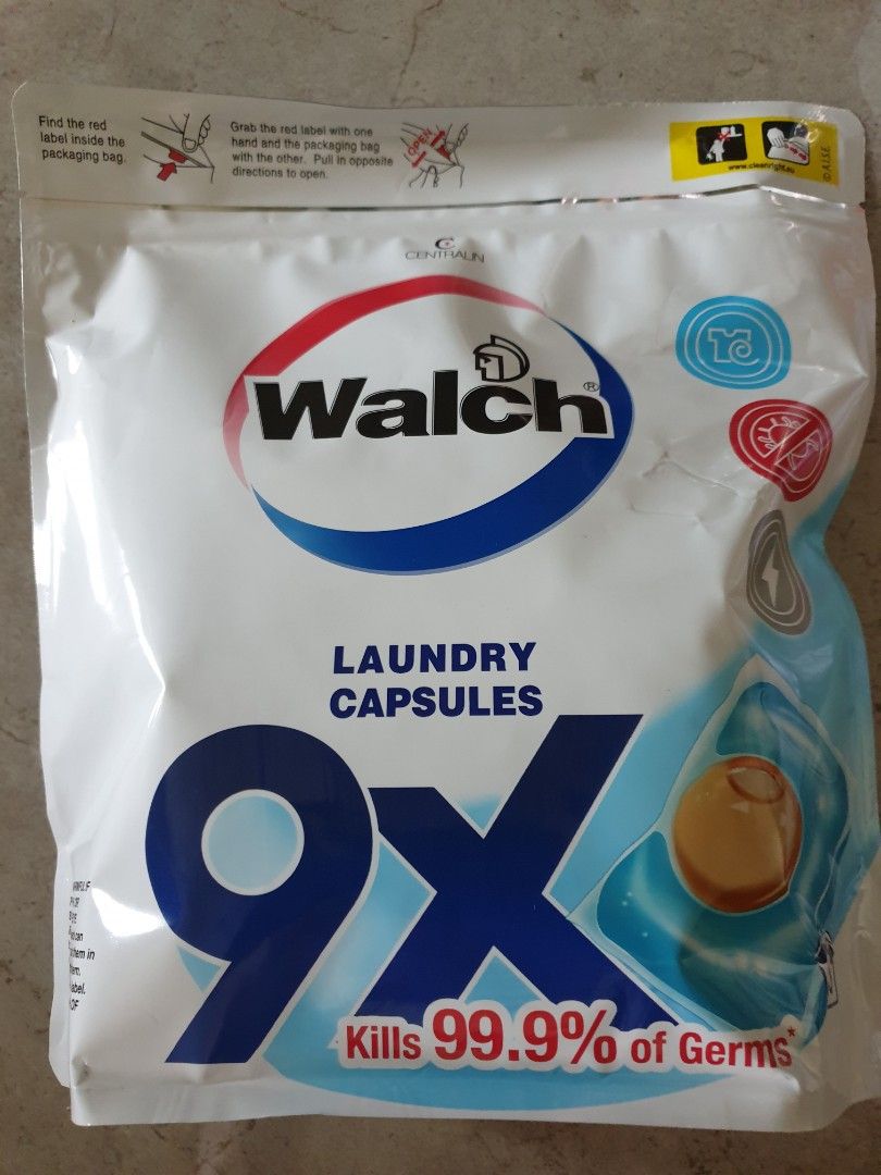 Walch Laundry Capsules, Furniture & Home Living, Cleaning & Homecare ...