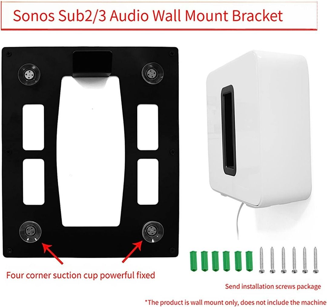 Wall Mount Bracket for SONOS Sub G3 / Sub3 Wall Mount, Audio, Soundbars ...
