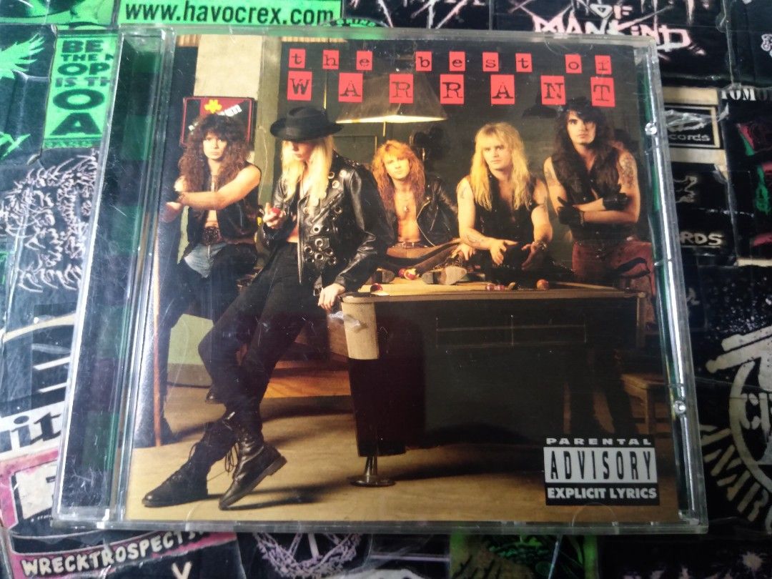 Warrant - The Best Of Glam Metal CD 1996, Hobbies & Toys, Music & Media ...