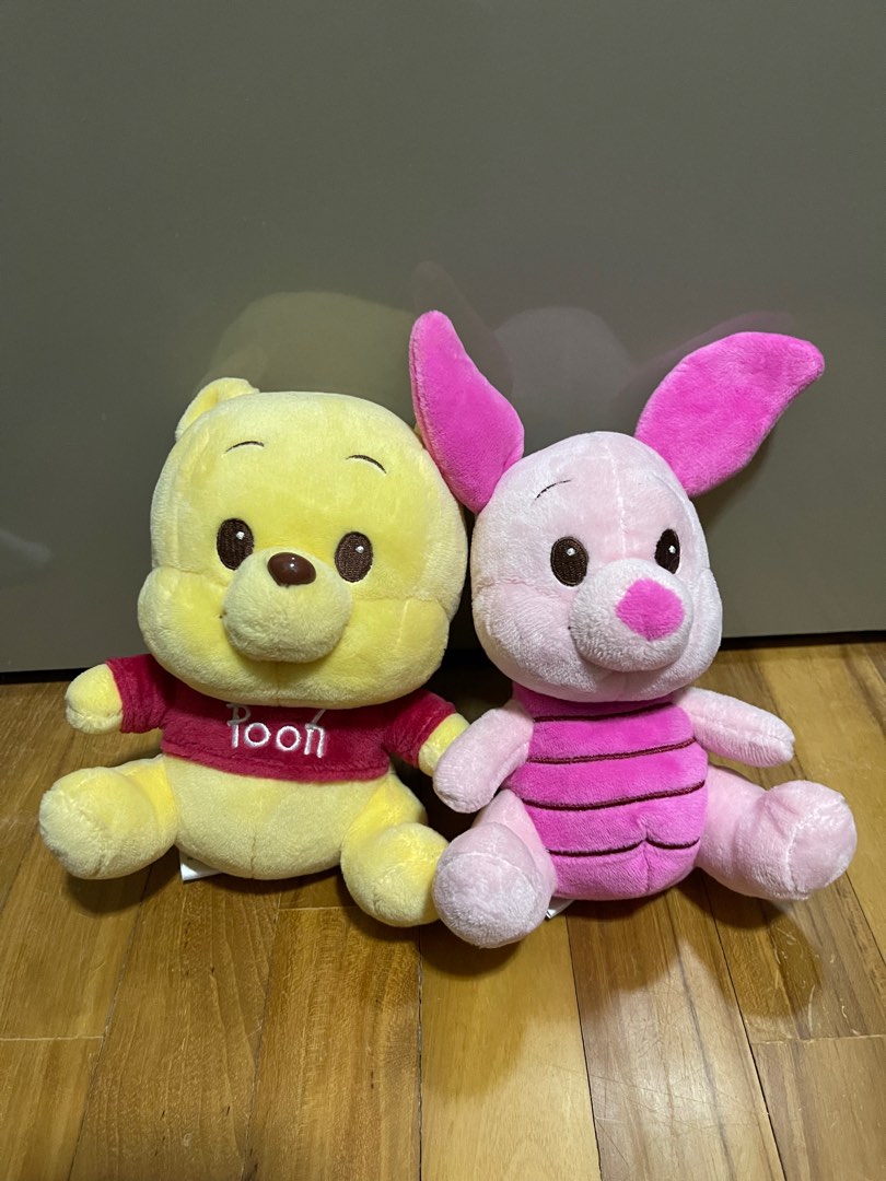 Winnie the pooh & piglet doll, Hobbies & Toys, Toys & Games on Carousell