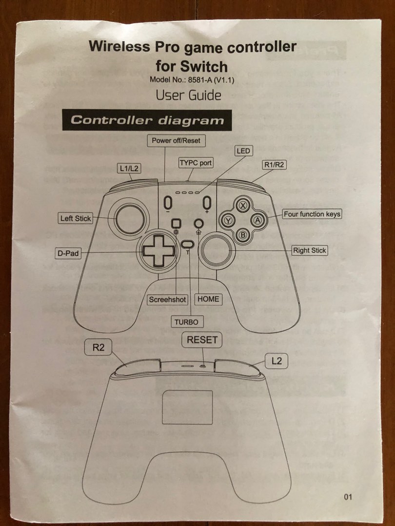 Wireless Pro Game Controller for Switch, Video Gaming, Gaming Accessories, Controllers on Carousell