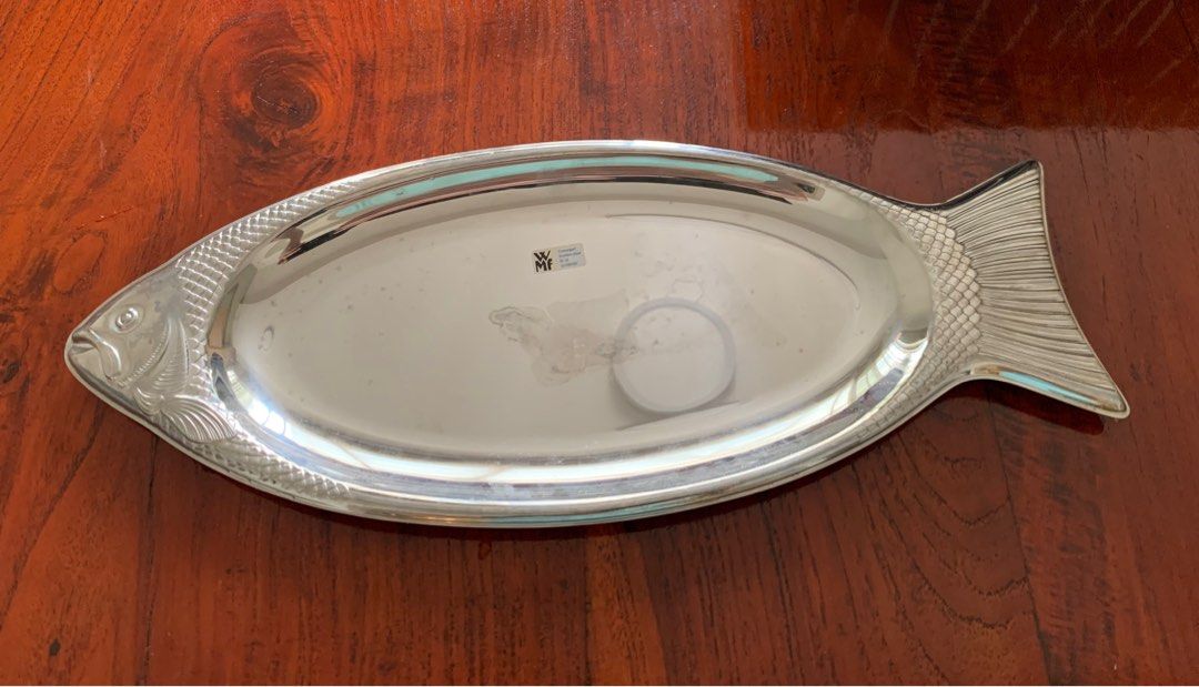 WMF Fish serving tray large, Furniture & Home Living, Kitchenware ...