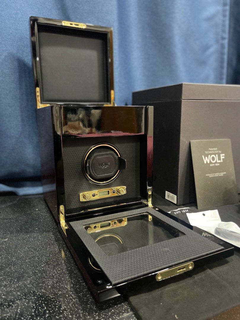 Wolf Savoy Single Watch Winder Module 2.7 with Storage for Rolex ...