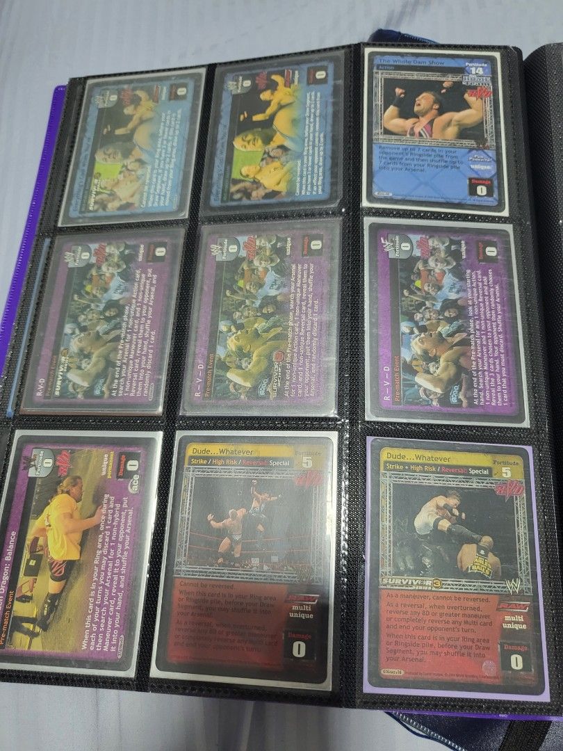 WWE Cards RVD MASTER SET, Hobbies & Toys, Toys & Games on Carousell
