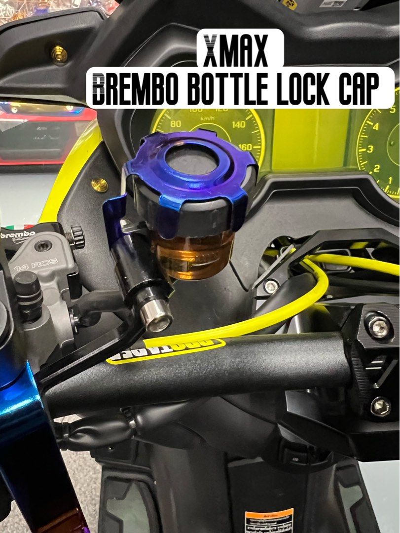 Xmax Brembo bottle lock cap, Motorcycles, Motorcycle Accessories on ...