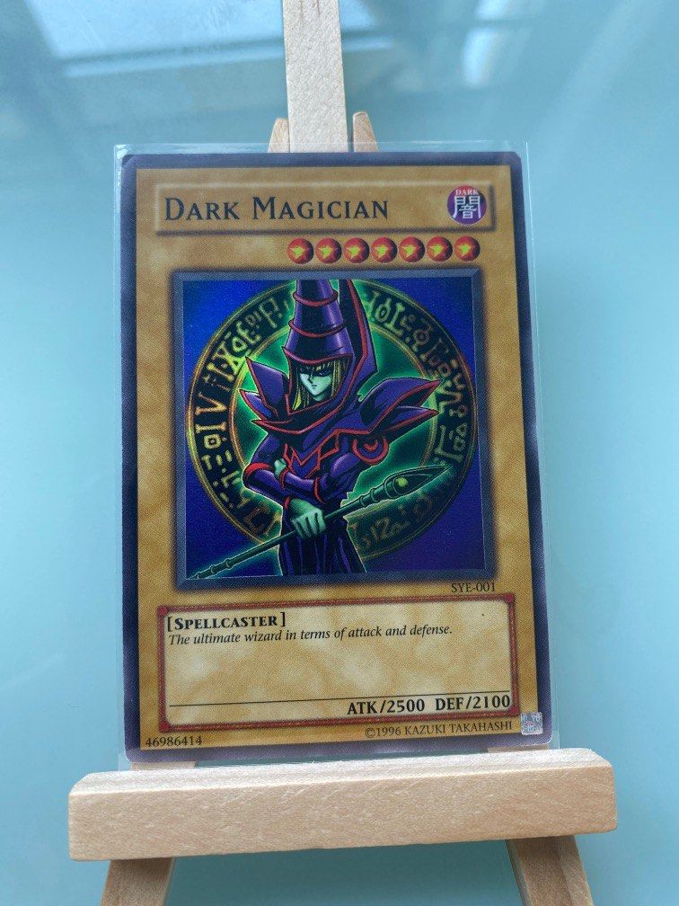 Yugioh Dark Magician - SYE-001 - Super Rare, Hobbies & Toys, Toys ...