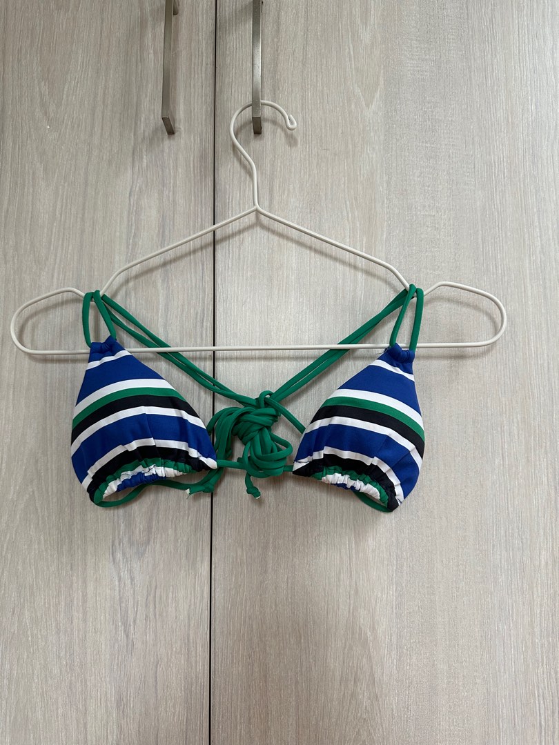 Zara bikini stripes set, Women's Fashion, Swimwear, Bikinis & Swimsuits ...