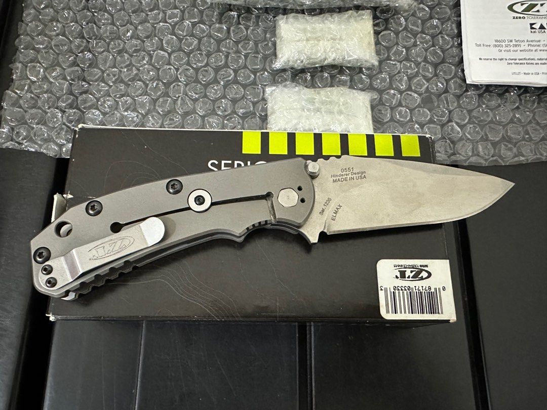 Zero Tolerance Rick Hinderer 0551, Sports Equipment, Hiking & Camping ...