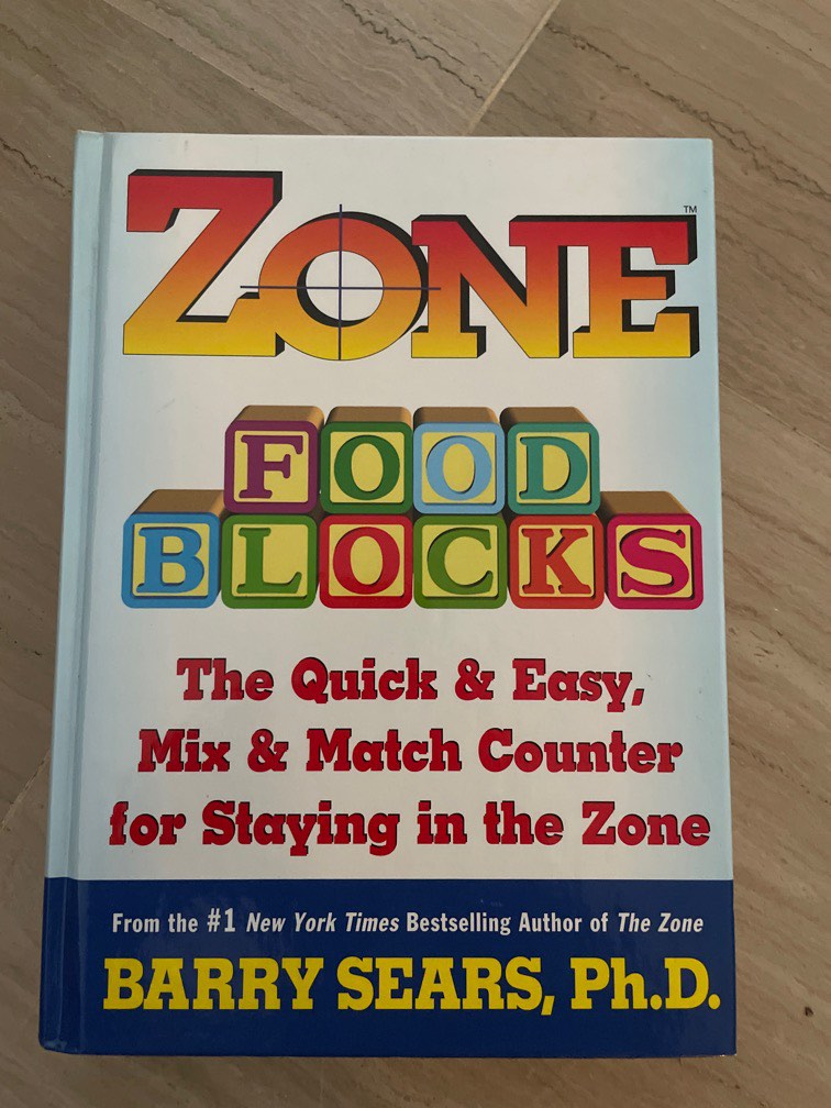 Zone Food blocks by Barry Sears, Ph.D., Hobbies & Toys, Books ...