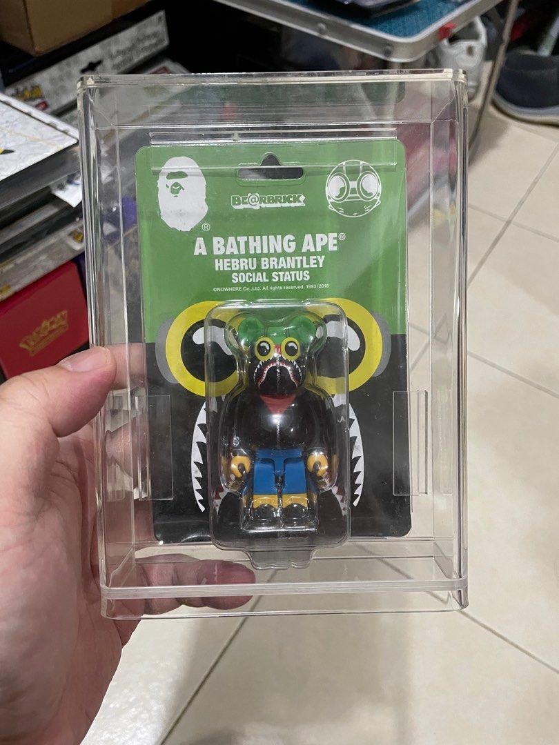 100% Bearbrick Bape x Hebru Brantley x Social Status, Hobbies & Toys ...