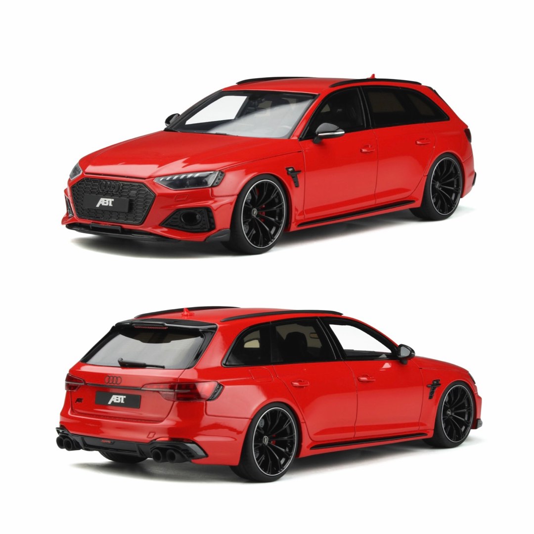 1/18 Gt Spirit Audi RS4 S Red GT850 not Autoart, Hobbies & Toys, Toys ...