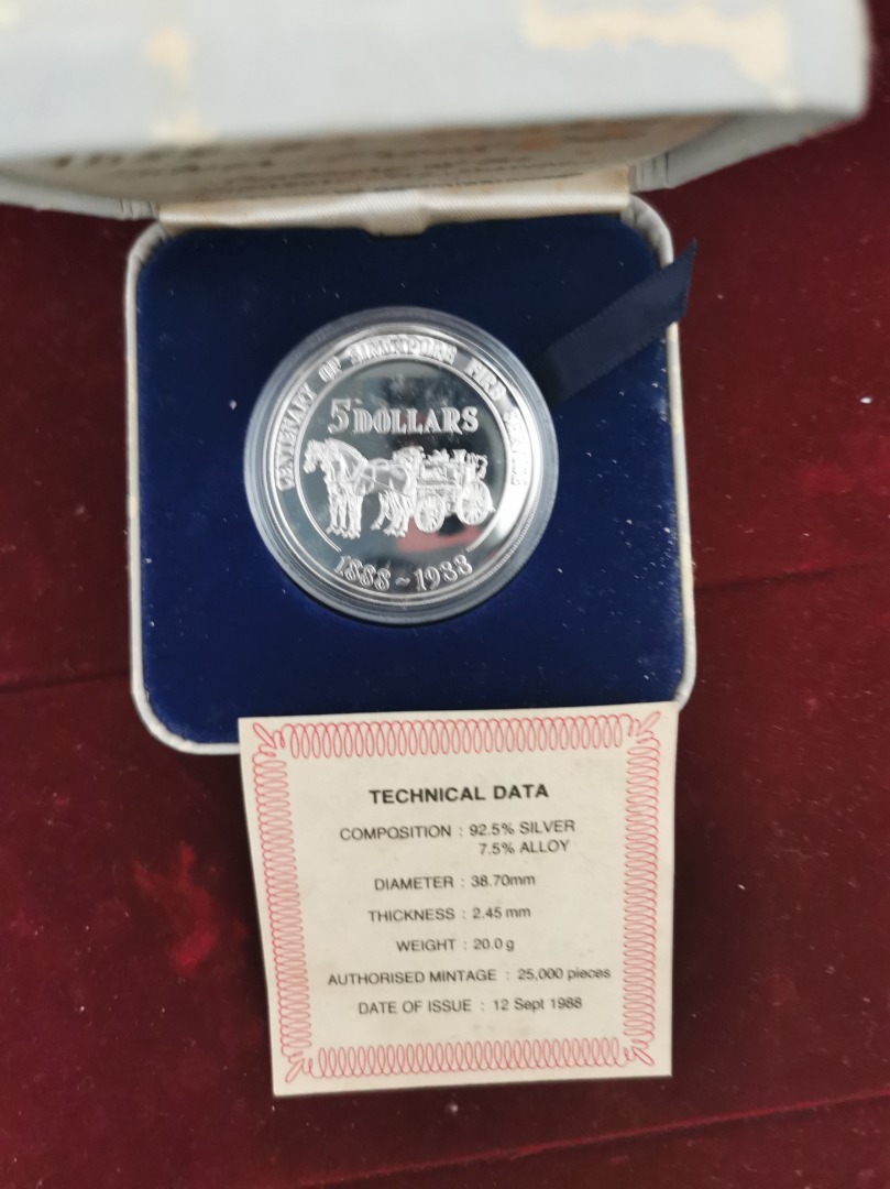 1988 $5 Sterling Silver Proof Coin commemorating the Centenary of the ...
