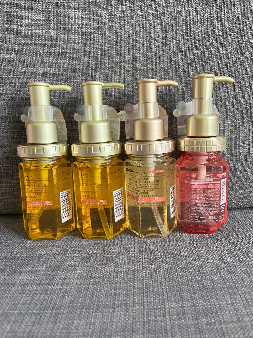 1 bot &HONEY Deep Moist Hair Oil 3.0 "Super Moist Organic Formula ...