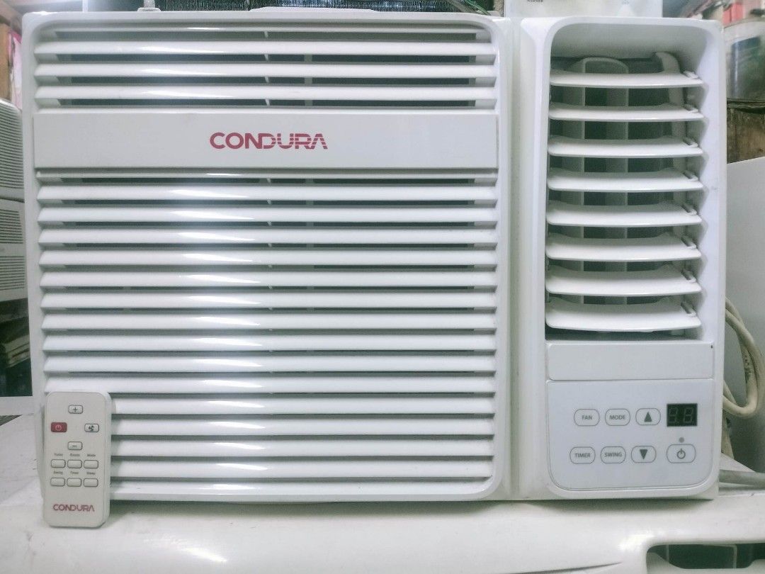 1HP CONDURA NEW MODEL W/REMOTE INVERTER GRADE AIRCON WINDOW TYPE, TV ...