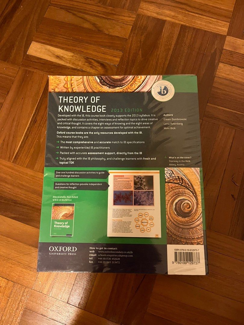 2013 edition TOK IB textbook, Hobbies & Toys, Books & Magazines ...
