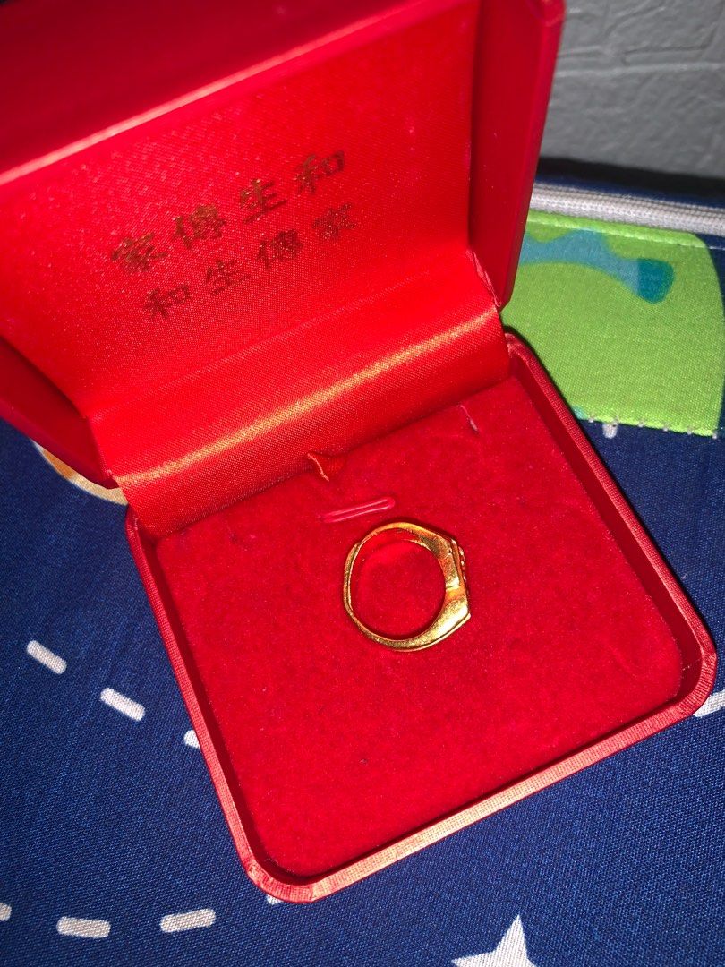 24k chinese gold ring, Women's Fashion, Jewelry & Organizers, Rings on ...