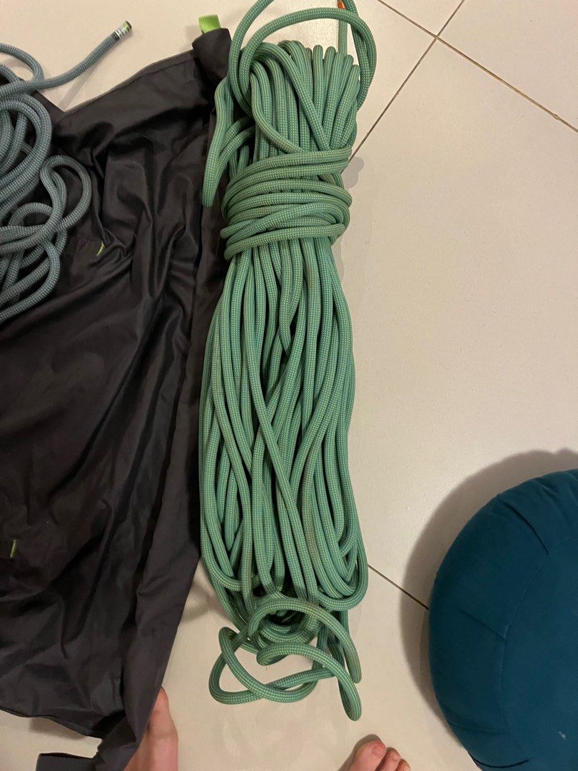 2 climbing ropes 30m and 60m with bag, Sports Equipment, Other Sports ...