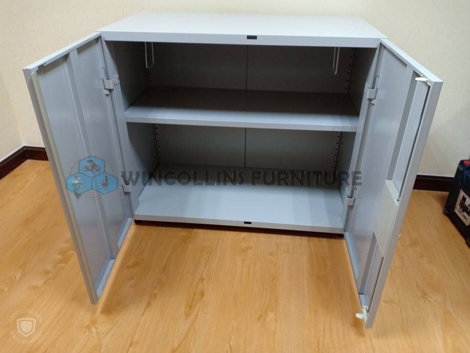 2 LAYER SWING DOOR STEEL CABINET / HIGH QUALITY 100 %, Furniture & Home ...