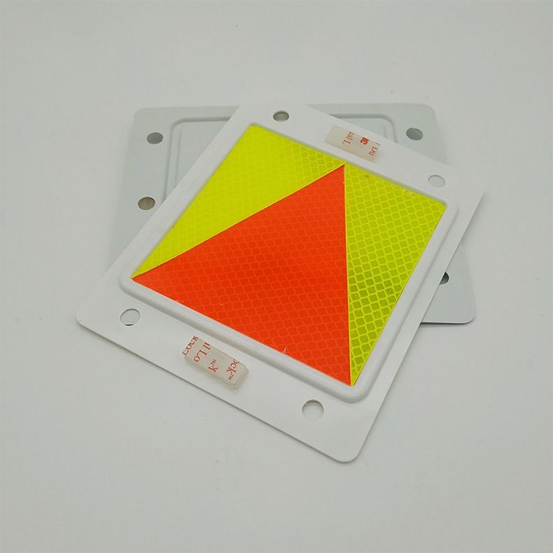 (2 Pcs) P Plate Driving Probation Plate Reflective Sheet with Mounting ...