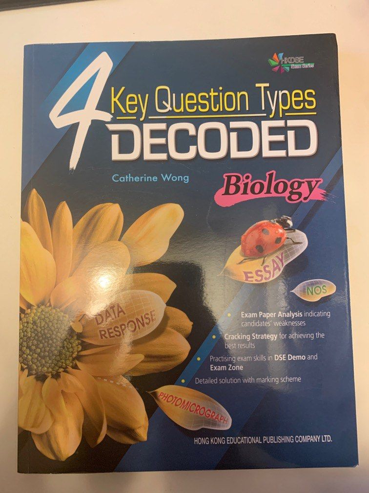 4 Key Question Types Decoded Biology, 興趣及遊戲, 書本 & 文具, 書本及雜誌 - 補充練習 ...