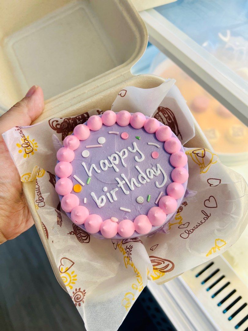 4inch bento cake, Food & Drinks, Homemade Bakes on Carousell