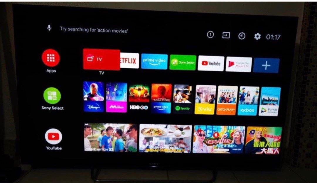 50inch Sony smart TV (HD), TV & Home Appliances, TV & Entertainment, TV ...