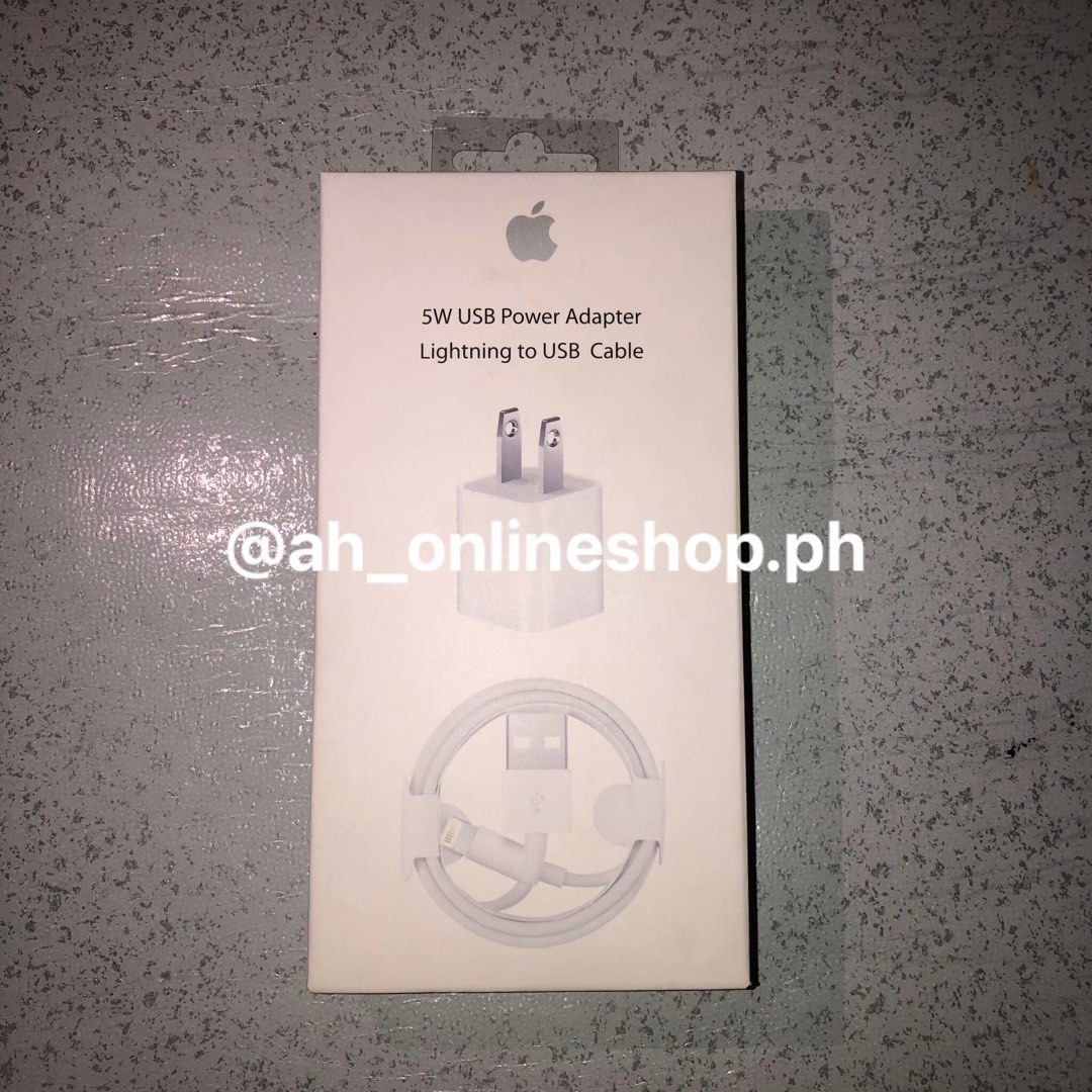 5W USB Power Adapter Lightning to USB Cable, Mobile Phones & Gadgets ...