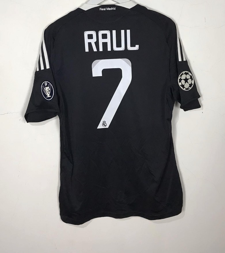 #7 Raul 2007-08 Real Madrid Third soccer/football jersey/kit rare/retro ...