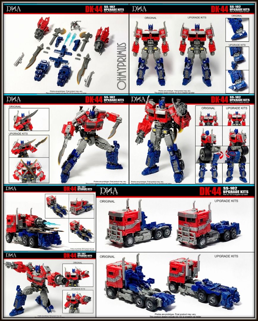 ⭐ [IN STOCK] DNA Design DK-44 DK44 Upgrade kit for Transformers Studio ...