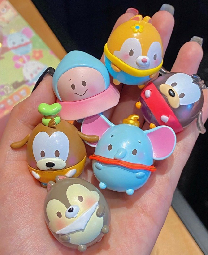 全新 正版 迪士尼 ufufy 盲盒 生蠔bb 白兔先生 chip dale 大鼻鋼牙 dumbo 小飛象 thumper miss ...