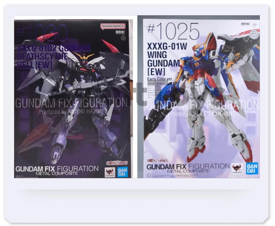 現貨 - Gffmc 套裝 死神高達 + Wing Gundam Early Color EW - GFFMC 1025 + 1030 各一盒 ...