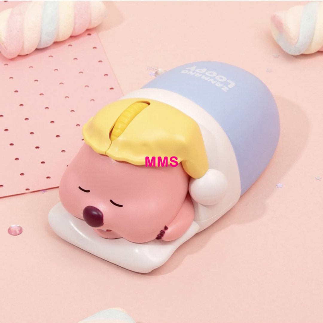 韓國直送 LOOPY 立體造型 無線滑鼠 mouse, 興趣及遊戲, 玩具 & 遊戲類 - Carousell