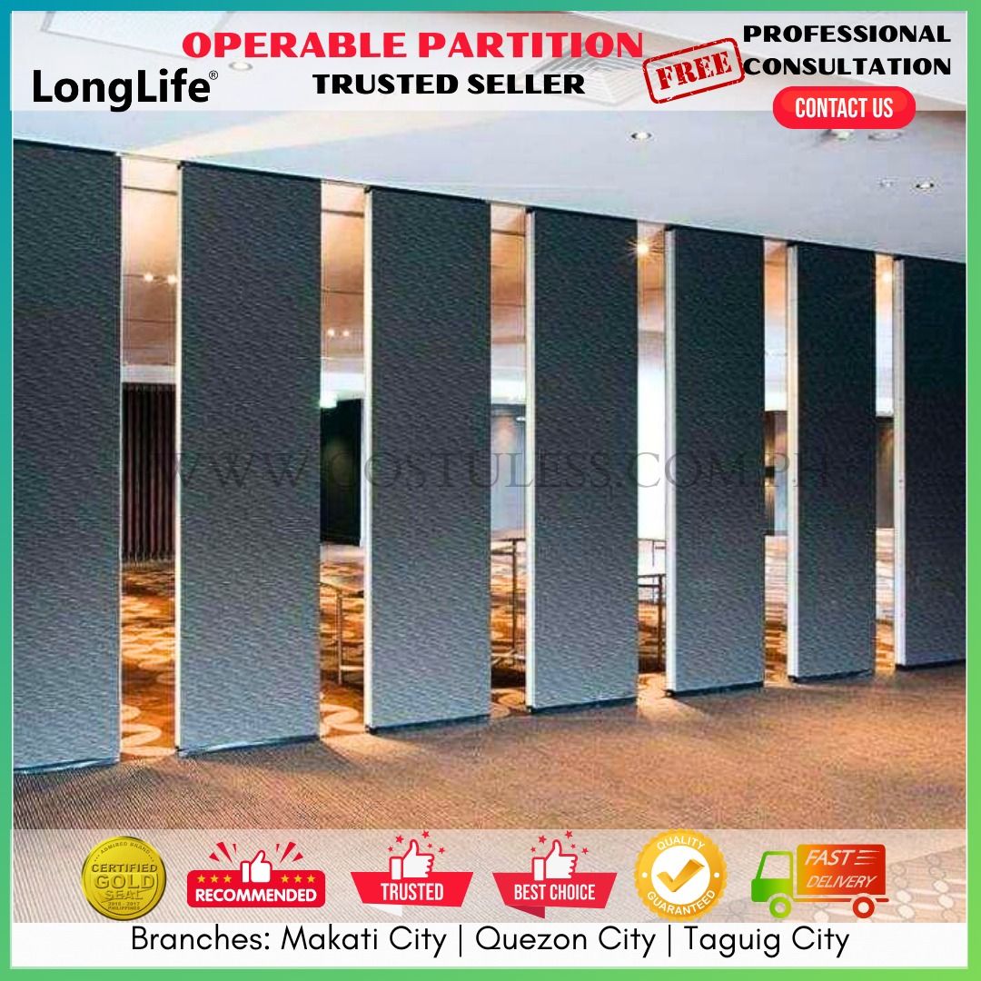 🚪🌟 OPERABLE PARTITION SALE! 🎵 Acoustic Partitions, Accordion Door, Office Furniture, PVC ...