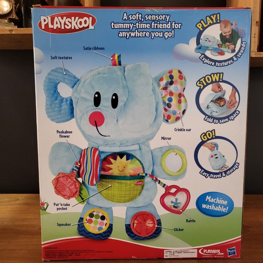幼兒玩具 Playkool Fold'n Go Busy Elephant, 兒童＆孕婦用品, 嬰兒玩具 - Carousell