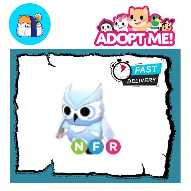 ADOPT ME PET | NFR SNOW OWL| ROBLOX, Video Gaming, Video Game Consoles ...