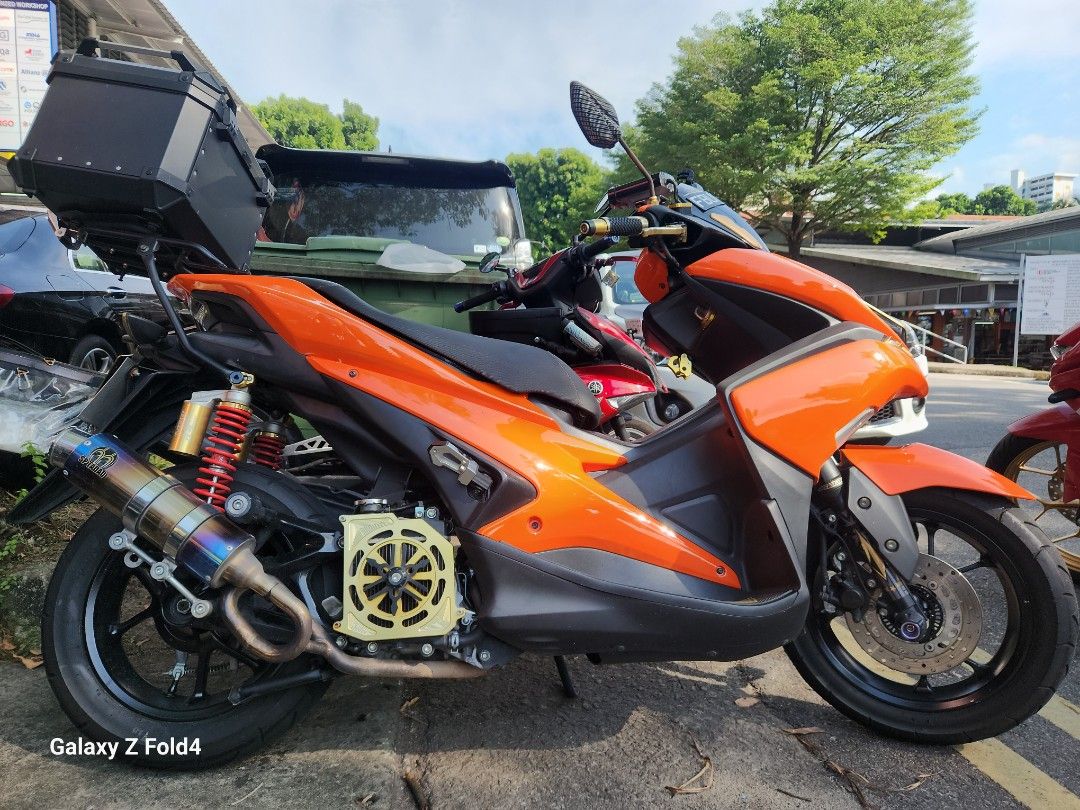 AEROX 155 SP TADAO EXHUAST, Motorcycles, Motorcycles for Sale, Class 2B on Carousell