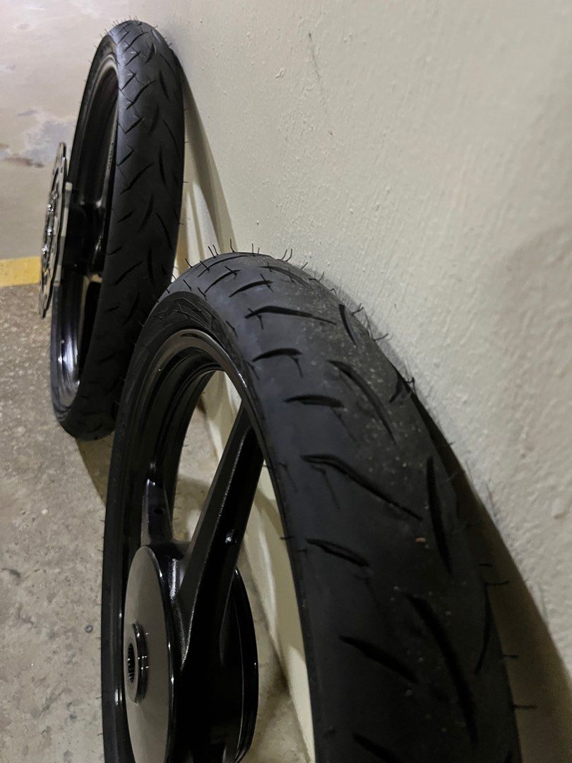 Aerox/NVX Superfly rim with tyres, Motorcycles, Motorcycle Accessories ...