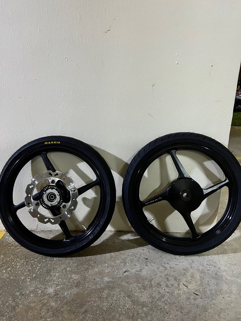 Aerox/NVX Superfly rim with tyres, Motorcycles, Motorcycle Accessories ...